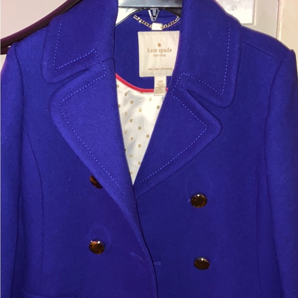 kate spade | Jackets & Coats | Kate Spade Bow Back Peacoat | Poshmark